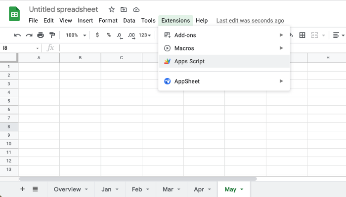 How To Get A List Of Sheet Names In Google Sheets With Script Sean 